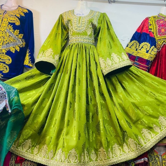 Dresses | Green Afghan Dress | Poshmark